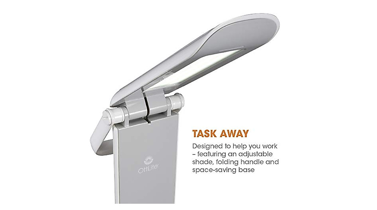 OttLite Dimmable LED Task Lamp: Portable & Adjustable