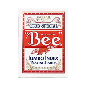 Bee Jumbo Index Playing Cards(Colors May Vary)