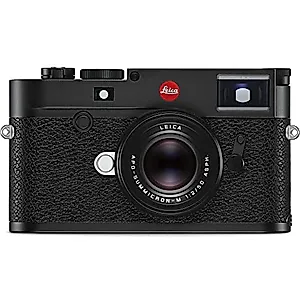 Leica M10 - R Digital Rangefinder Camera (Black Chrome) (20002) + 64GB Extreme Pro Card + Corel Photo Software + Card Reader + Case + Cleaning Set + Flex Tripod + Cap Keeper - Starter Bundle