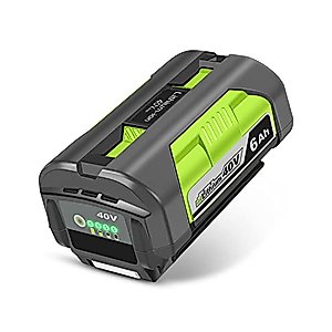 COOMYXIN 6.0Ah 40V Battery Replacement for Ryobi 40V Battery OP4040 OP4026 OP4030 OP4050 OP4060A，Compatible with Ryobi 40-Volt Battery Power Tools