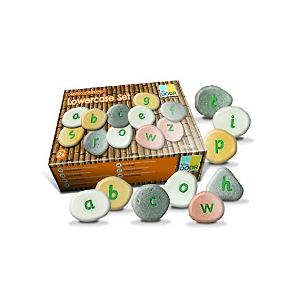 Yellow Door YUS1000 Lowercase Alphabet Pebble (Pack of 26)