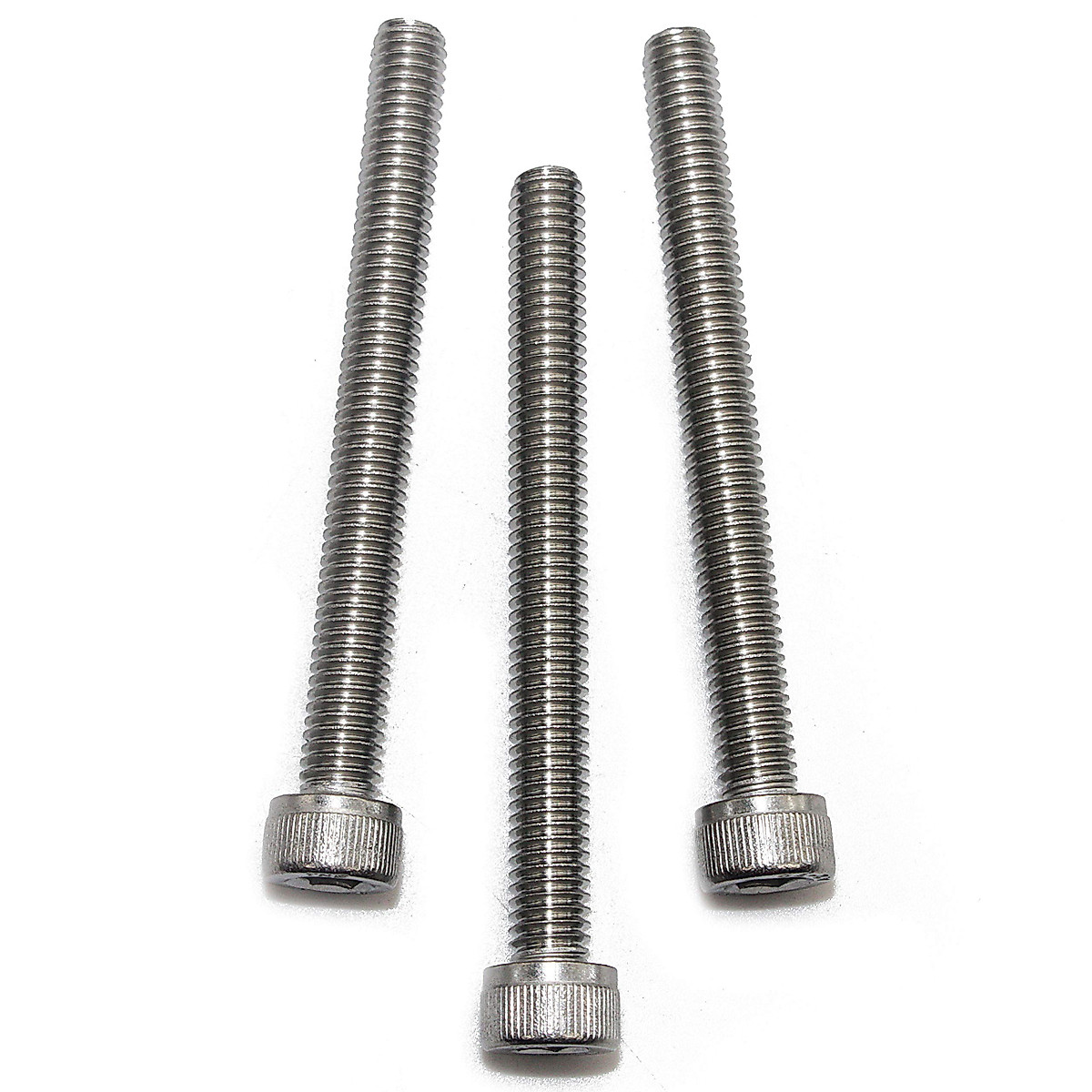 Fullerkreg M8-1.25 x 65MM Socket Head Cap Screws, Allen Socket Drive, Din 912, AISI 304 Stainless Steel (18-8), Full Thread, Bright Finish, Machine Thread, Quantity 5