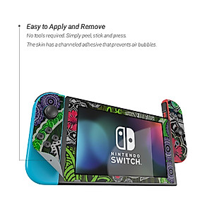 Sugar Skull Paisley - Decal Sticker Wrap - Compatible with Nintendo Switch