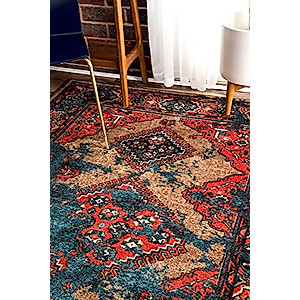 nuLOOM Lavonna Distressed Tribal Area Rug, 5' x 8', Multi
