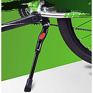 Bike Kickstand Adjustable Middle Support Stand for 22 24 26 Inch Bicycles with 2 Hexagon Wrenches