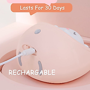 TriPro Cute Kitty Motion Sensor Night Light Wall Lamp,Rechargable,Bedroom Decoration for Kids Baby Toddler Teen Gift (Pink)