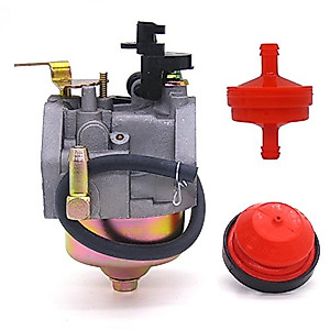 FitBest Carburetor with Primer Bulb Fuel Filter for Cub Cadet MTD Troy-Bilt Snowblower 751-11303, 951-14023A, 951-11303, 951-11303A Carb
