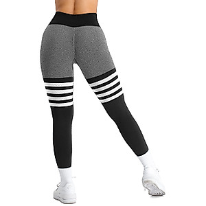A AGROSTE Seamless Workout Leggings for Women Scrunch Butt Lifting Leggings Booty High Waisted Yoga Pants Gym Leggings