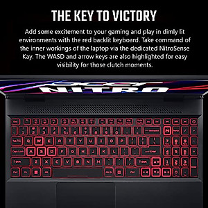 Acer Nitro 5 AN515-58-525P Gaming Laptop | Intel Core i5-12500H | NVIDIA GeForce RTX 3050 Laptop GPU | 15.6" FHD 144Hz IPS Display | 8GB DDR4 | 512GB PCIe Gen 4 SSD | Killer Wi-Fi 6 | Backlit Keyboard