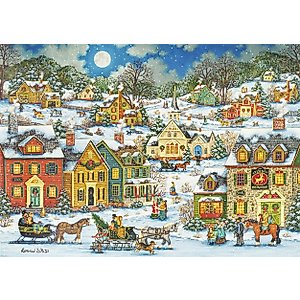 Festive Village Deluxe Boxed Holiday Cards (Christmas Cards, Greeting Cards)