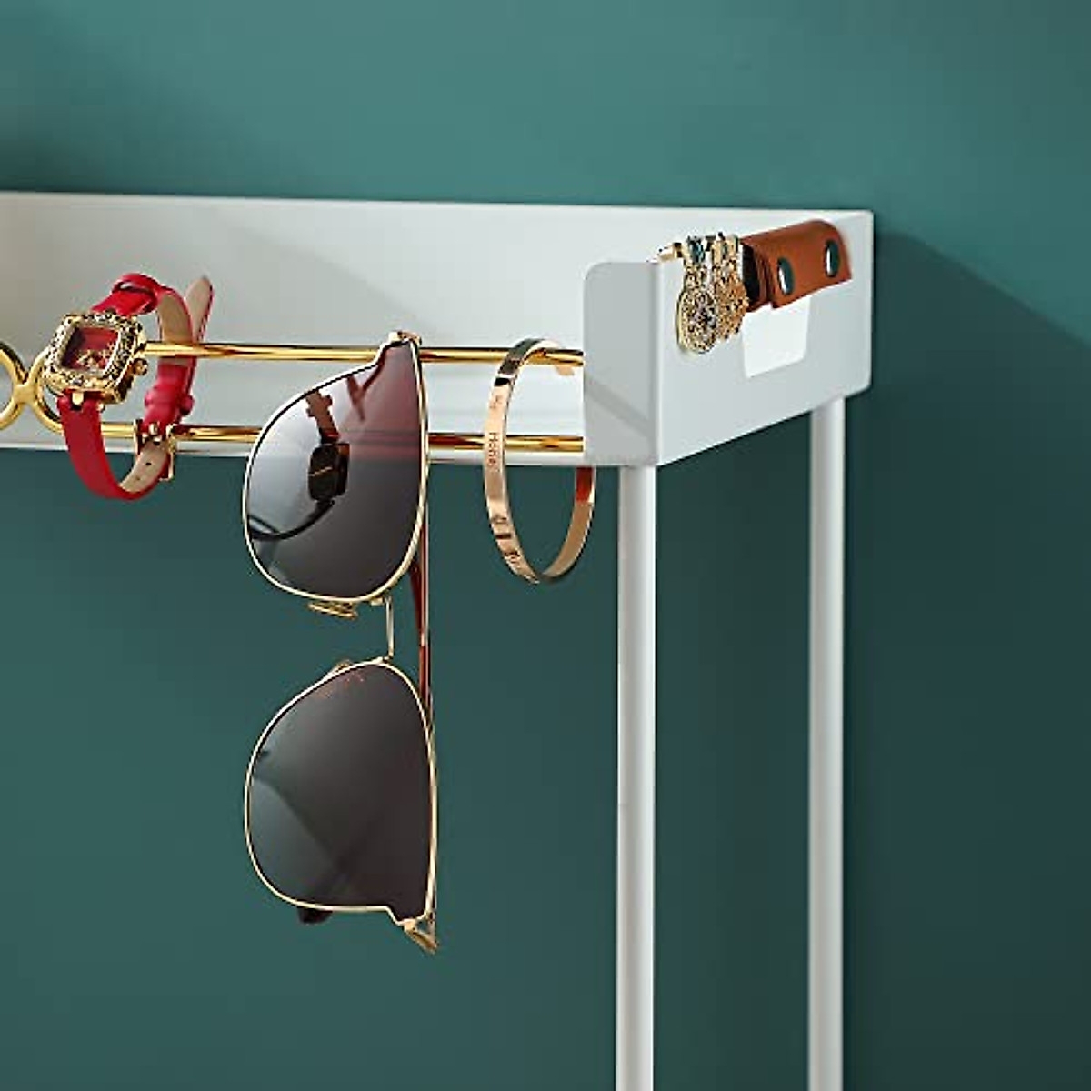 2-Tier Countertop Organizer for Bathroom Counter, Standing Bathroom Organizer Storage Shelf, Decor Vanity Tray