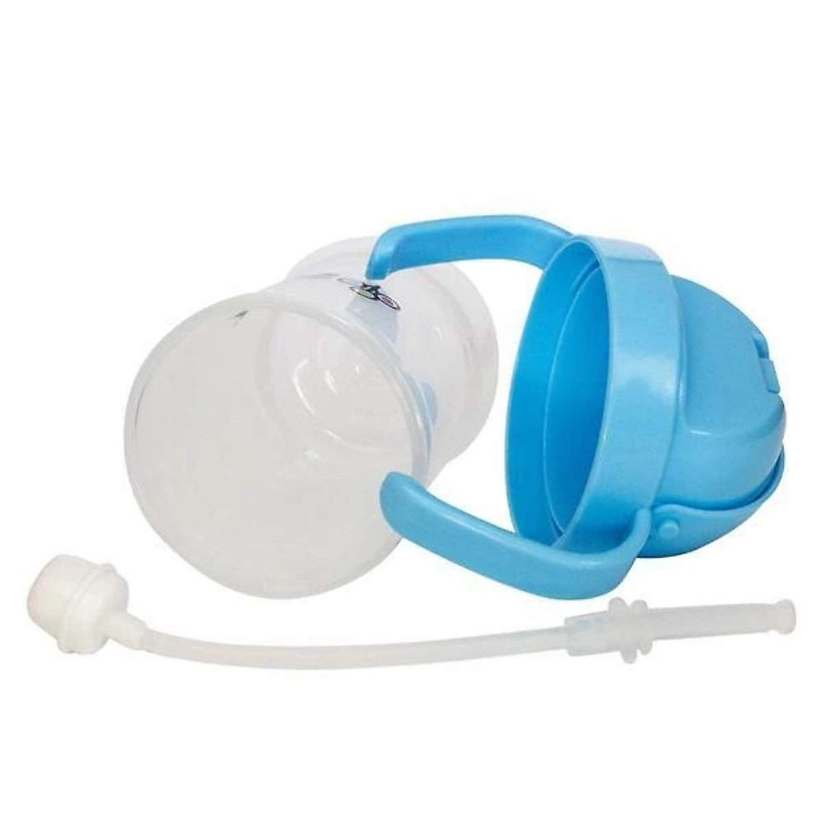 Weighted straw cup | ZoLi BOT Straw Sippy Cup Ash Grey, most loved training cup, toddler transition cup, sippy cup with handles