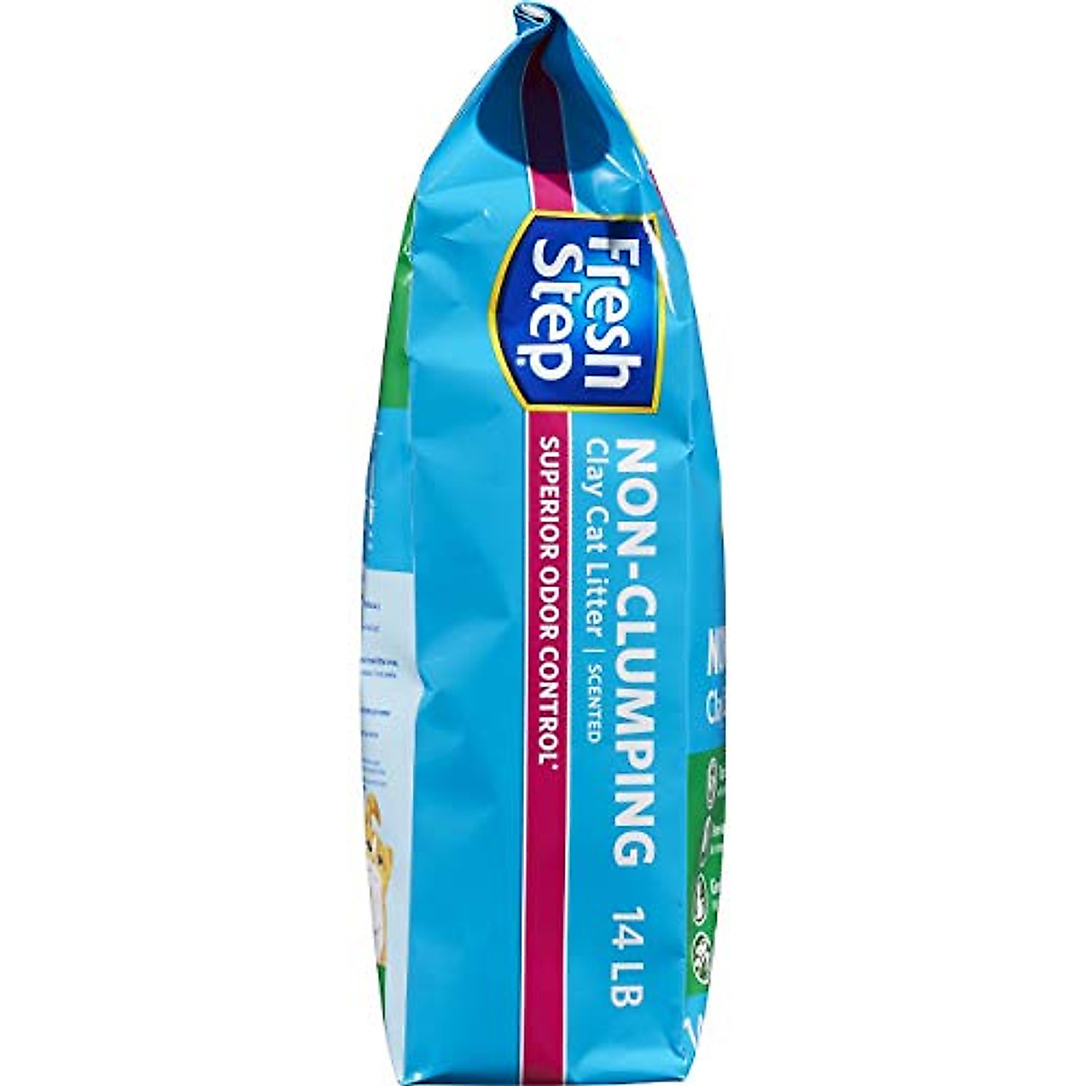 Fresh Step Non Clumping Cat Litter With Febreze Freshness, With 7-Day Odor Control, 14 lb. Bag