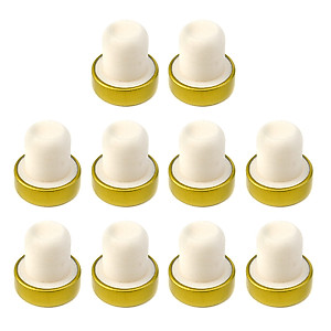 Faotup 10Pcs T-Shape Corks for Wine Bottles Silicone Wine Bottle Stoppers T-Shaped Wine Bottle Corks Wine Corks Sealing Plug, 1.18"x1.14"