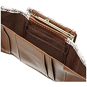 Aldi SR8 Women's Tri-Fold Wallet, Monogram, Hello Kitty Beige