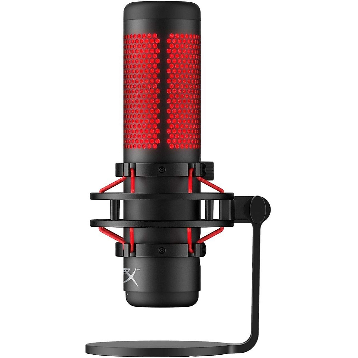 HYPERX Latest Quadcast USB Condenser Microphone Bundled with GalliumPi Popfilter Accessories