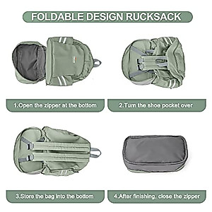 coofay Gym Backpack For Women Waterproof Backpack With Shoe Compartment Lightweight Travel Backpack Sports Backpack Small Gym Bag