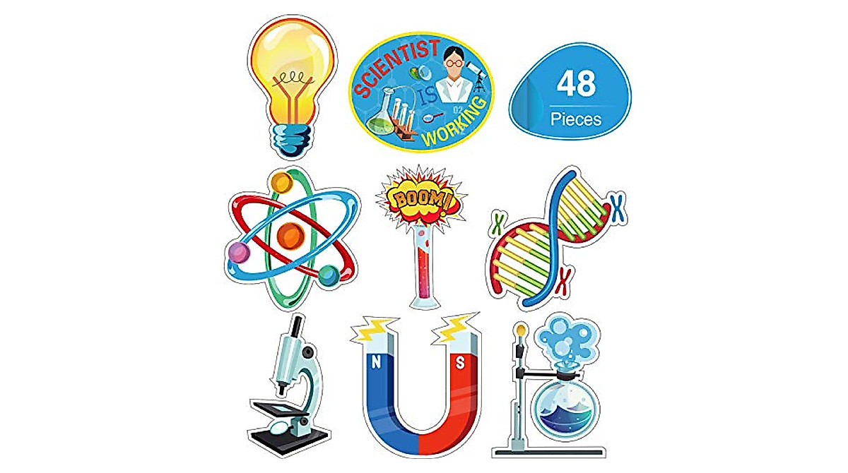 48 Science Bulletin Board Cutouts for Class Decor