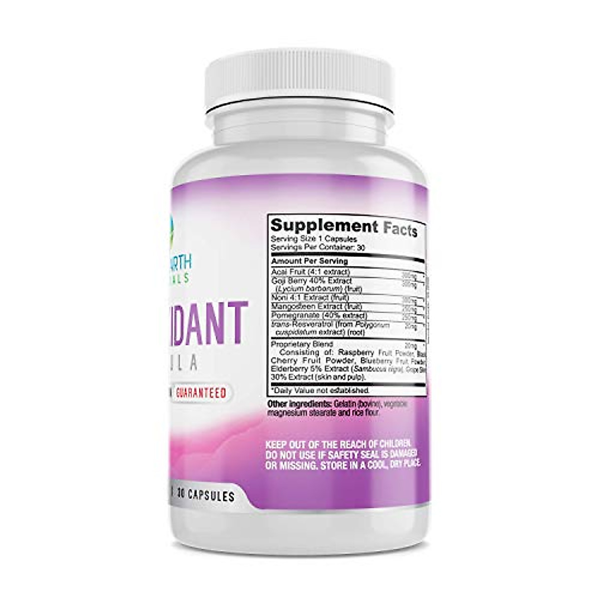 Best Earth Naturals Antioxidant Formula Antioxidant Immune Booster Vitamin Supplement
