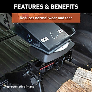 CURT 16721 5th Wheel Hitch Lube Plate, 10-Inch Diameter