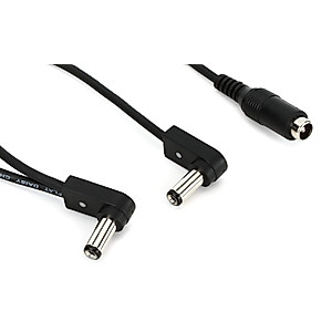 DC Power Split Cable, 90 Degrees, One to Two