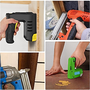 HAMWOO 7000 pcs 23 Gauge Pin Nails, Headless Pinner Nails, 7 Sizes Assorted 3/8 Inch to 1-3/8 Inch for Molding Cabinetry Building,photo frame,handicrafts Assembly