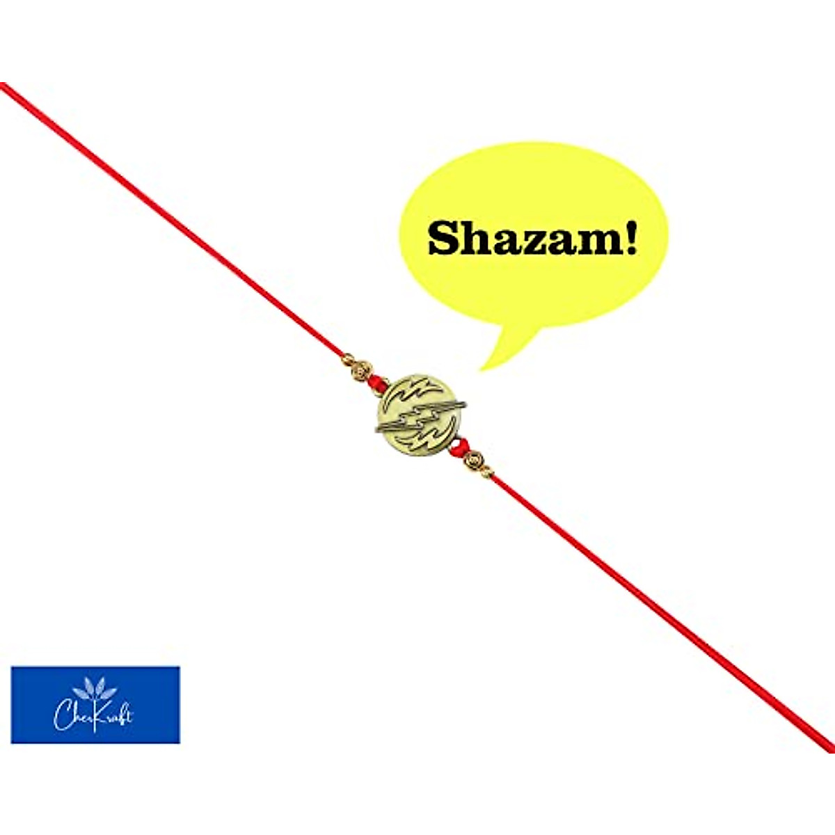 CHERKRAFT Rakhi for Small Brother Cartoon/Superhero Rakhi for Small Bhai Bro Rakhi Thread - CK069 (Design 3)