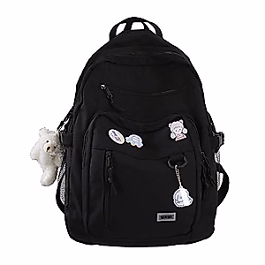 Preppy Backpack Aesthetic Laptop Backpack for School Women Girls Light Academia Backpack Bookbag f2f Backpack Back to School Backpack Supplies