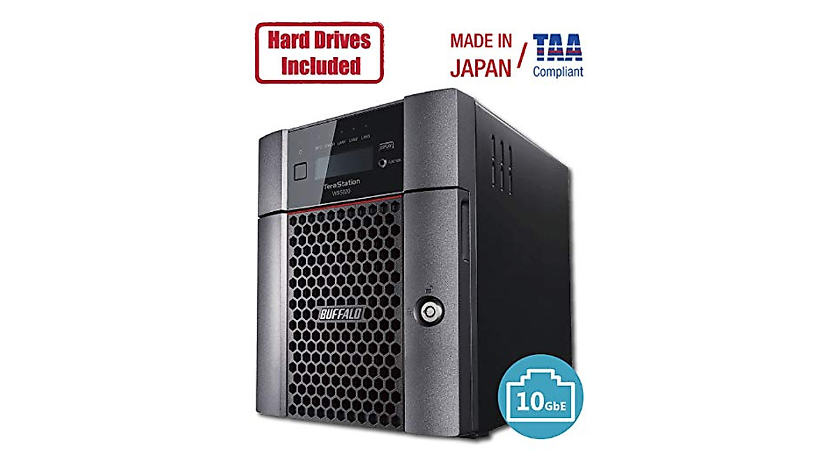 BUFFALO TeraStation WS5420DN NAS with 16TB Storage & Windows Server IoT ...