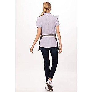 Chef Works Unisex Manhattan Waitress Apron, Black, One Size