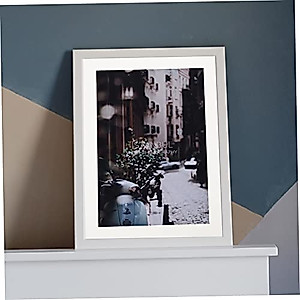 Didiseaon 10pcs Photo Frame Lining Cardstock Photo Frame Matting for Picture Frames Photo Frame Mats Picture Frame Mats Picture Matting Photo Backing Board Core White Paper Matte Cutting Mat