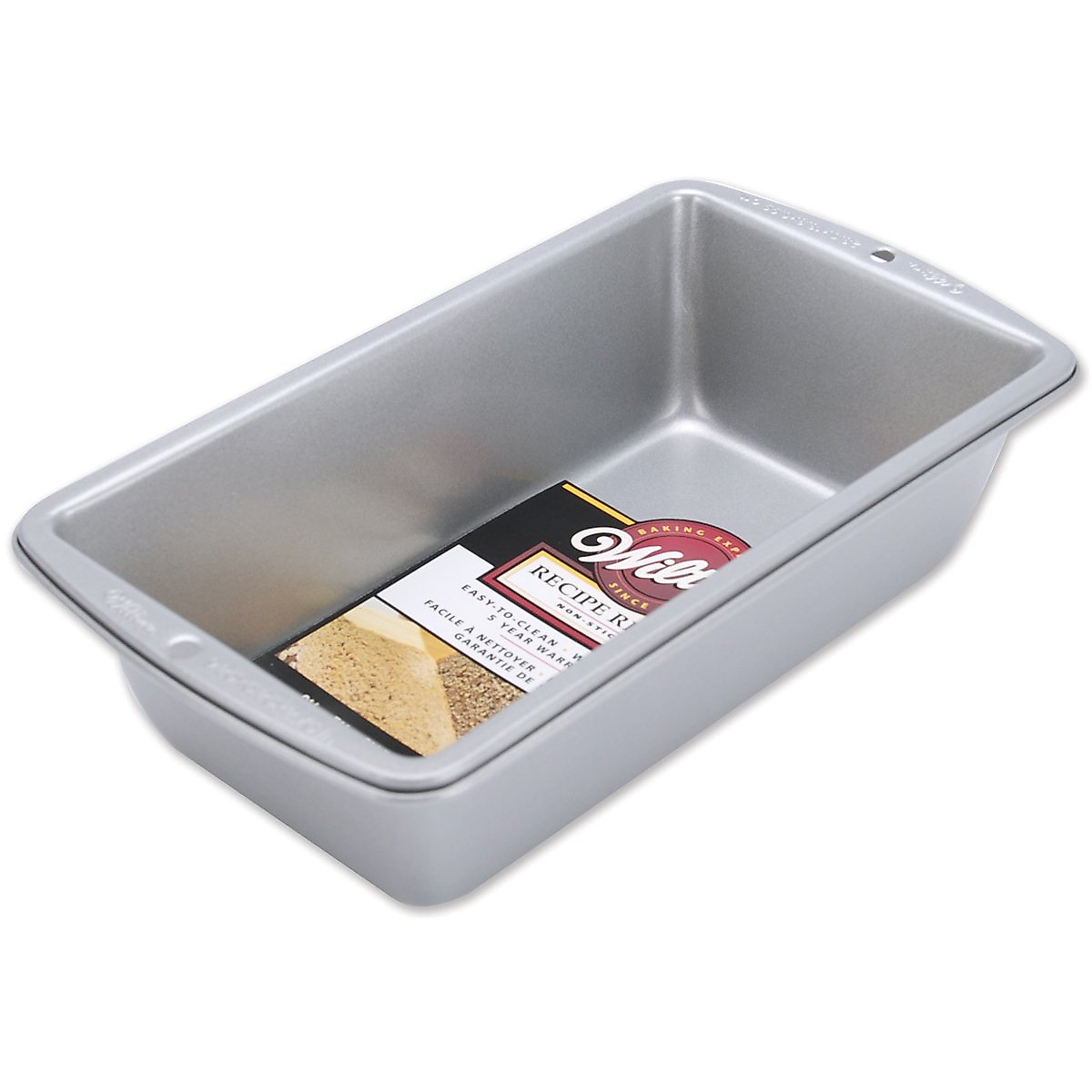 Wilton 070896590510 Recipe Right Large Loaf Pan, STANDARD, Steel