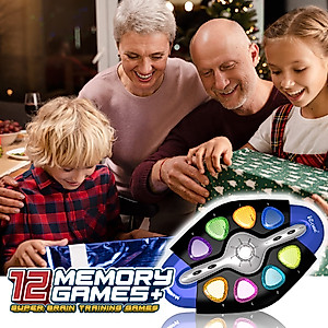 iCore Electronic Memory Brain Game, Handheld Kid Mind Game, 1-8 Players STEM Toys, Ideas for Ages 6-12+ Year Old Boy & Girl