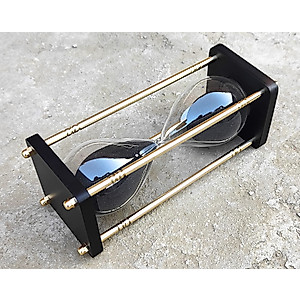 Karv Instruments Solid Brass Bars Decorative 15 Minutes Hourglass