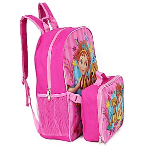Disney Fancy Nancy 16' Backpack With Detachable Matching Lunch Box