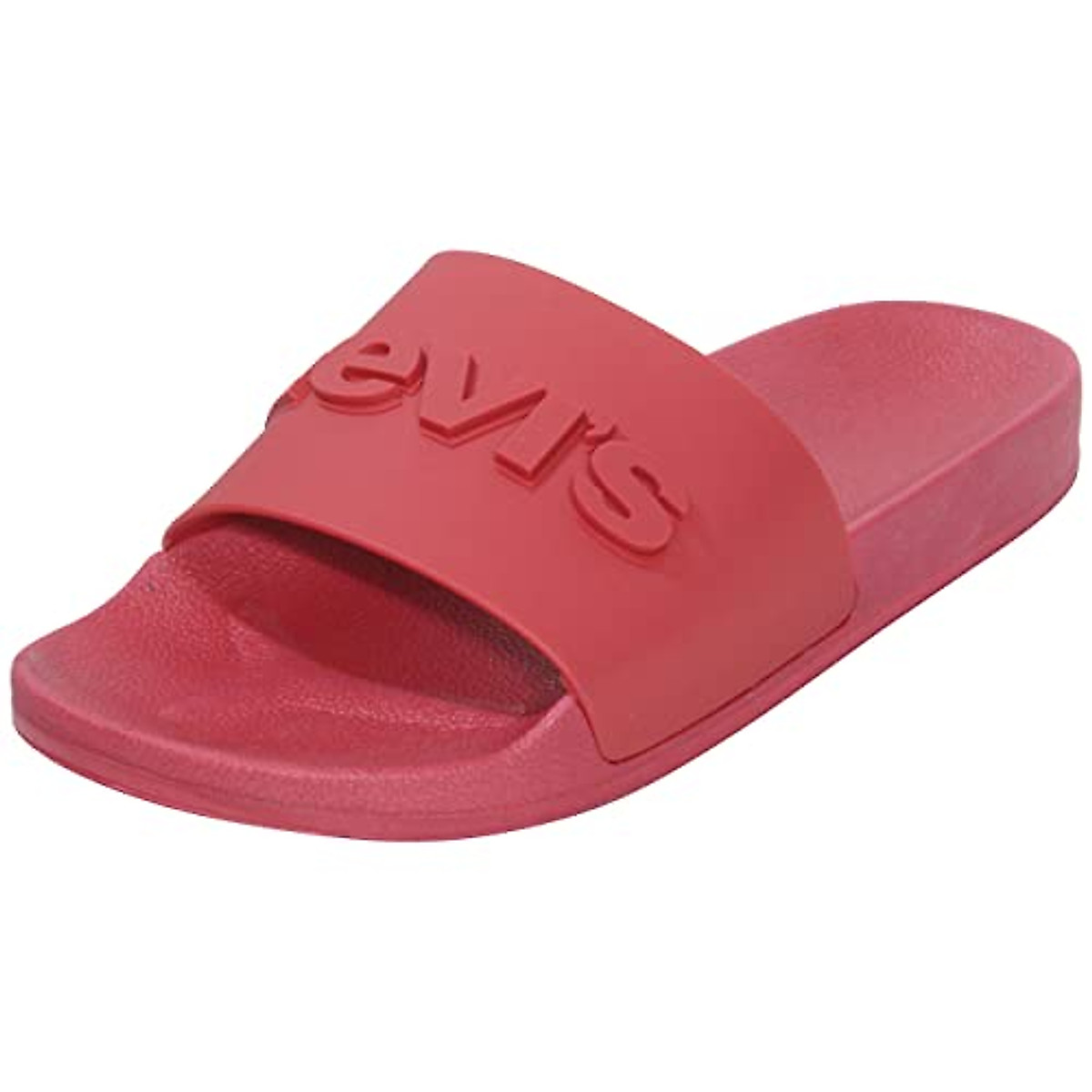 Levi's Mens 3D Slide Slip On Sandal Shoe, Black, 11 M