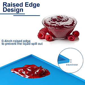 8PCS Silicone Dehydrator Trays with Edge Fruit Leather Trays 12 x 10 Inch Non-stick Dehydrator Mats with Silicone Scraper Cutter Wheel for Fruit Vegetables Meat Herbs and Liquid