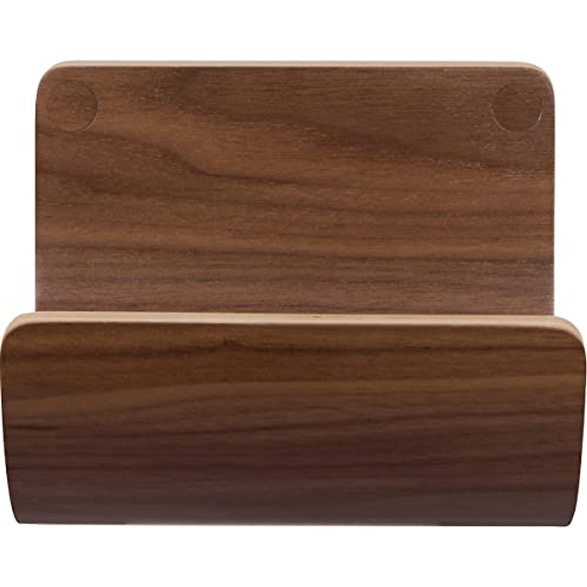 Rolled Towel Racks. 3 x Wall Mounted Wood Shelves for Bathroom Towel Storage. Wooden Bath Towel Organizer Shelf. Lacquered for Moisture Protection. Fits Large Towels (Walnut)