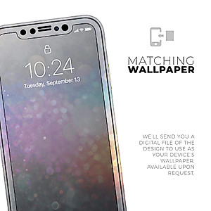 Design Skinz Tie Dye Unfocused Glowing Orbs of Light - DesignSkinz Protective Vinyl Decal Wrap Skin Cover Compatible with The Apple iPhone XR (Full-Body, Screen Trim & Back Glass Skin)