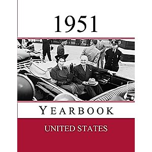 1951 US Yearbook: Original book full of facts and figures from 1951 - Unique birthday gift / present idea.