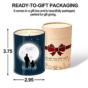 Gifts for Dad, Christmas Candles Gifts for Dad,Birthday Gift for Dad, Fathers Day Gift from Daughter,Cool Gifts for Dad from Daughter, Lavender Candles Gifts for Men Father Husband