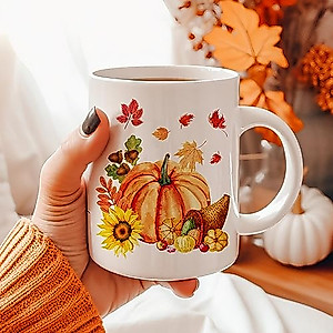 Loozykit UV DTF Cup Wrap Transfer Stickers for Glass 9 Sheets Rub on Transfers Stickers for Crafting UV DTF Transfer Furniture DIY Waterproof Decals for 16OZ Glass Cups (Thanksgiving Day 1)