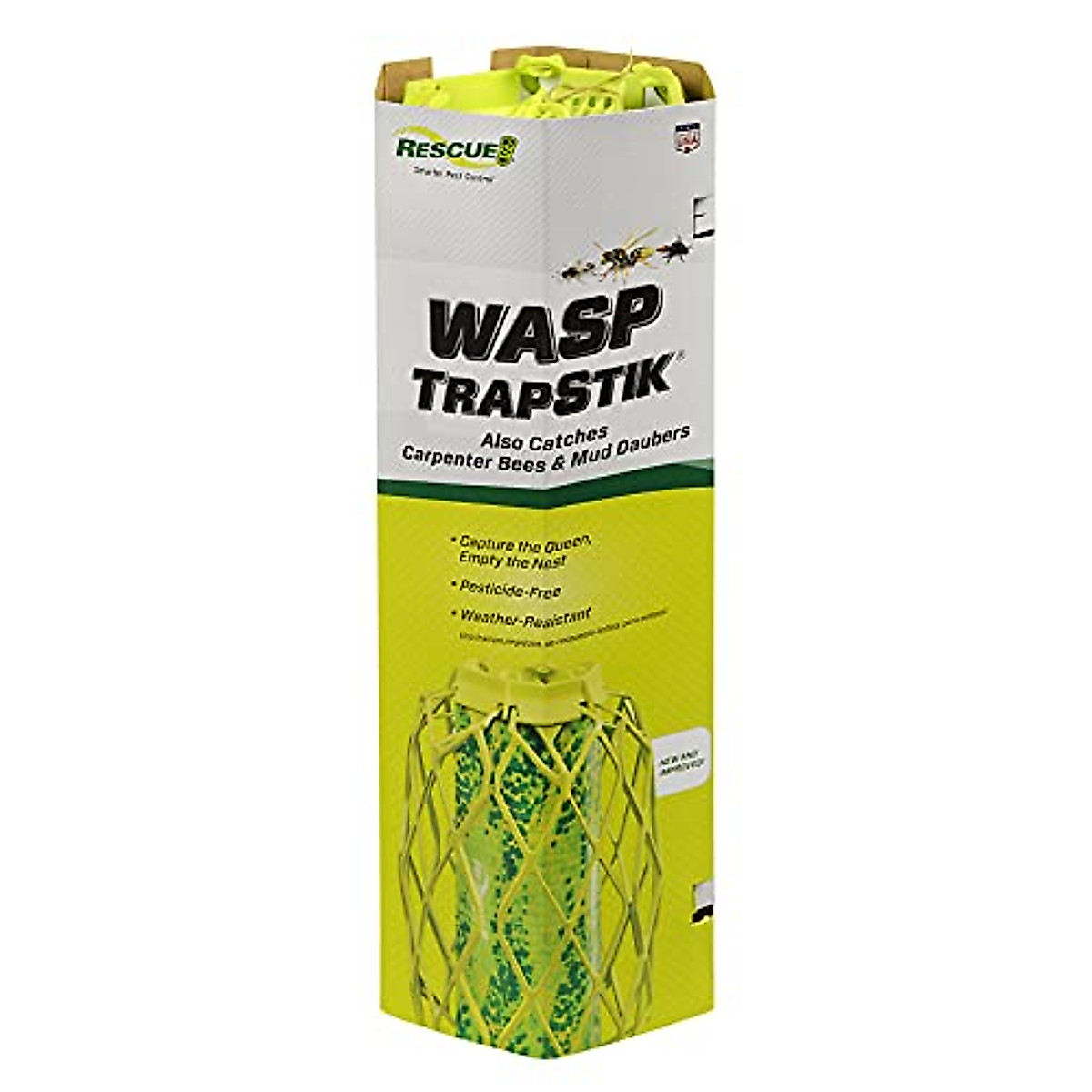 RESCUE! TrapStik for Wasps, Mud Daubers, Carpenter Bees