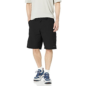 Columbia Men's PFG Blood and Guts III Short, Stain Repellant, Sun Protection, Black, 40