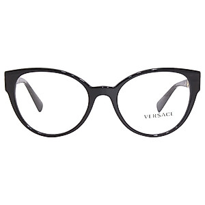 Versace Transparent Cat Eye Ladies Eyeglasses 0VE3307 GB1 52