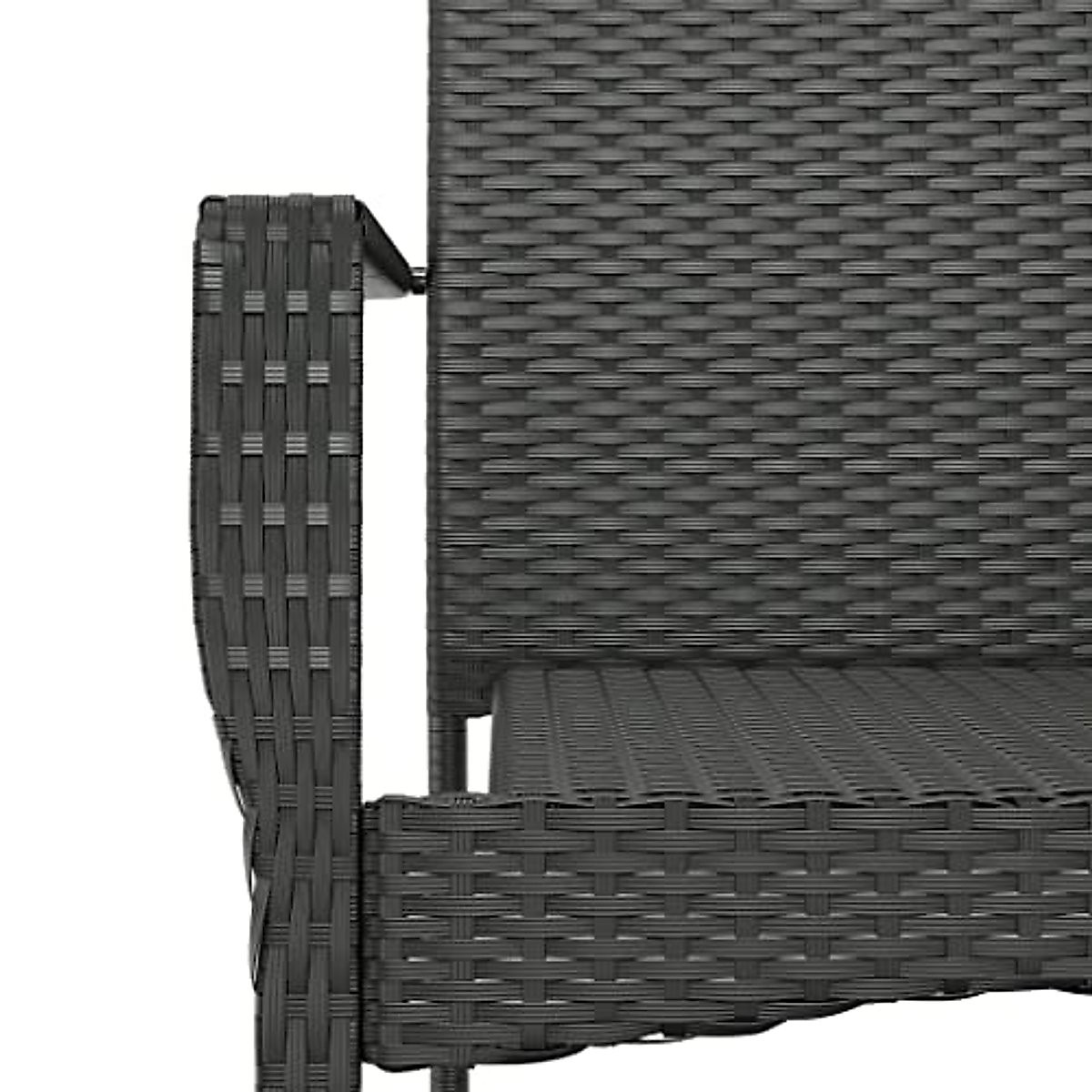 WFAUIBR Dining Set with Cushions 5 Piece Patio ，Bistro Sets,Coffee Table Sets, Whether You Have a Balcony, Lawn, Garden, or Poolside, This Set is Outdoor Spaces，Black，5 Piece 35.4"