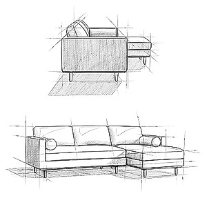 SIMPLIHOME Morrison Right Sectional Sofa in Woven-Blend Recycled Polyester Fabric, Charcoal Grey, 102-inches Wide, L-Shaped Couch with Right Chaise for the Living Room and Family Room