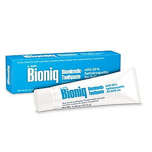 Bioniq Classic Biomimetic Toothpaste with 20 Percent Hydroxyapatite for Daily Use, 3.44 Ounce