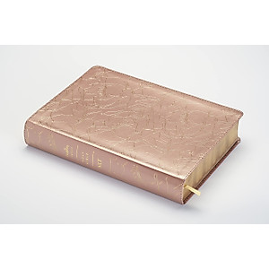 NLT Super Giant Print Bible, Filament Enabled (LeatherLike, Blush Floral, Red Letter): DaySpring Signature Collection