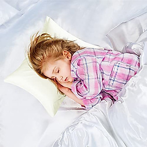 uxcell 2 Pack Silk Satin Pillowcase for Hair and Skin, Cool, Silky, Soft Breathable Pillow Cases Travel Size 14x20 Inch with Envelope Closure